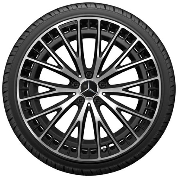 Mercedes-AMG EQE V295 21 Zoll Leichtmetallfelge schwarz matt...