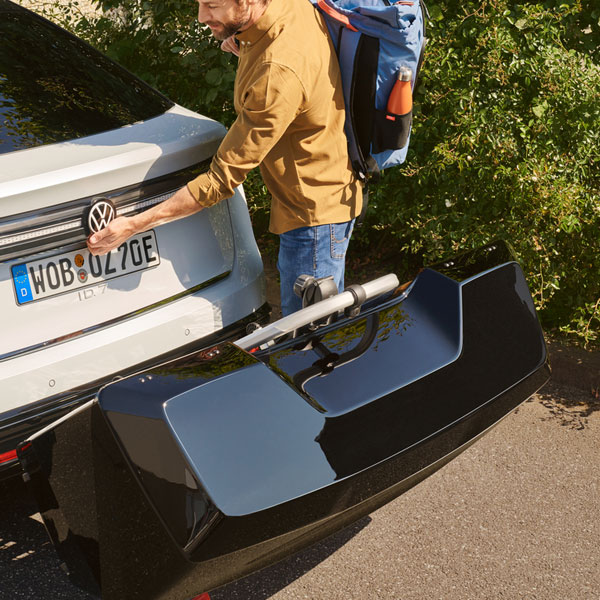 Volkswagen Heckbox Anhängekupplung Transportbox schwarz 0000...