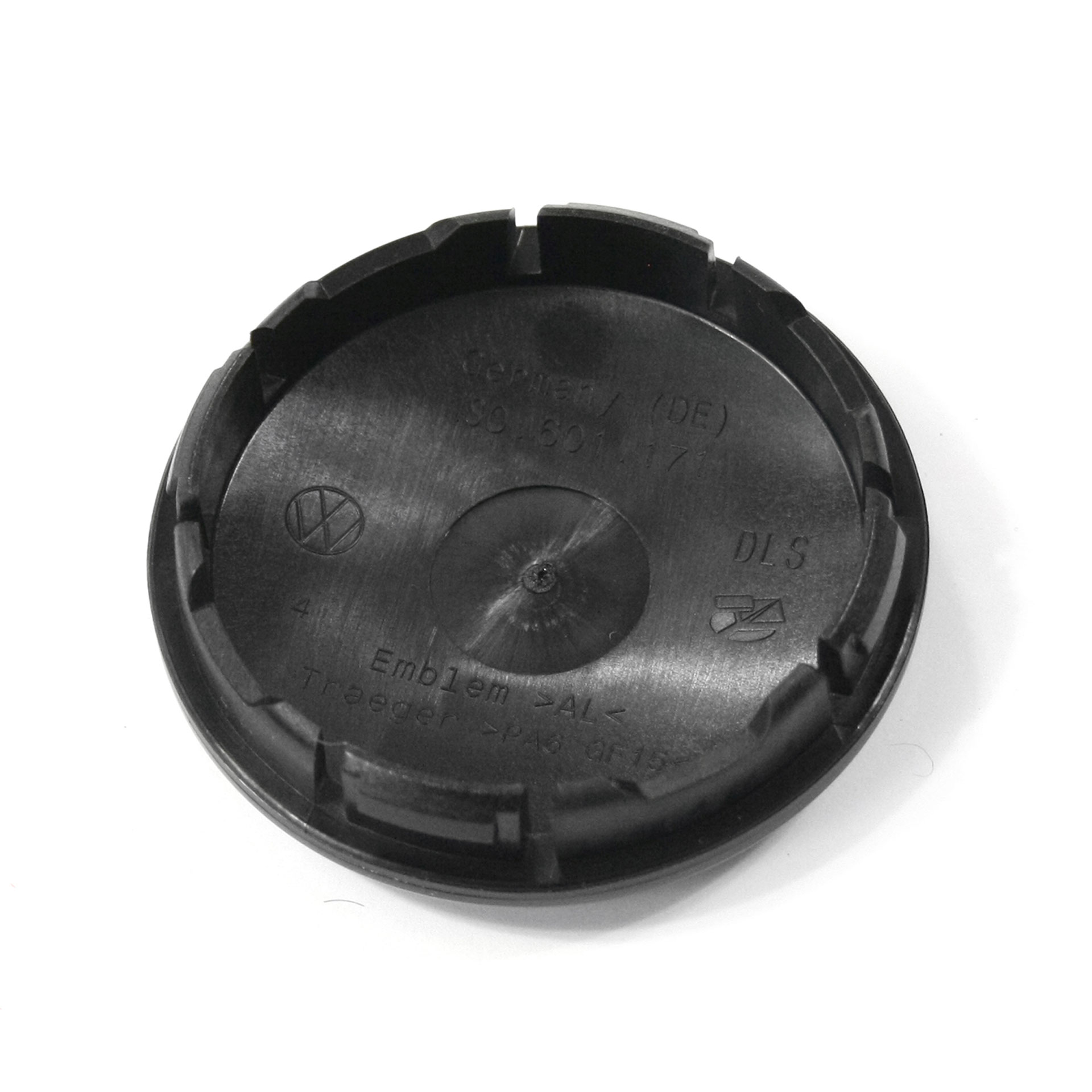 Volkswagen Radnabendeckel Schwarz/Silber 1S0601171FOD...